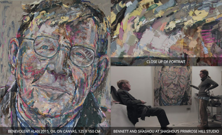 Alan Bennett Portrait | Sandra Shashou